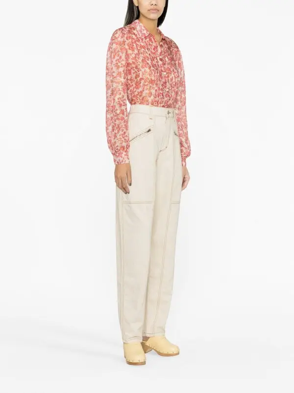 Isabel Marant Étoile Fanny Straight-leg Cargo Trousers