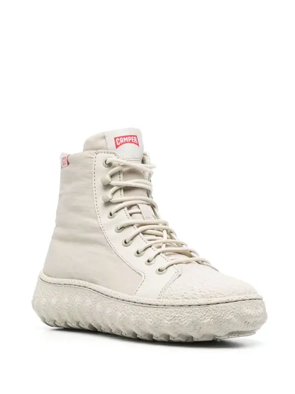 Camper Ground Lace-up Ankle Boots
