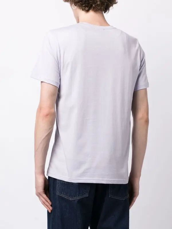 A.p.c. Logo-print Crew-neck Cotton T-shirt