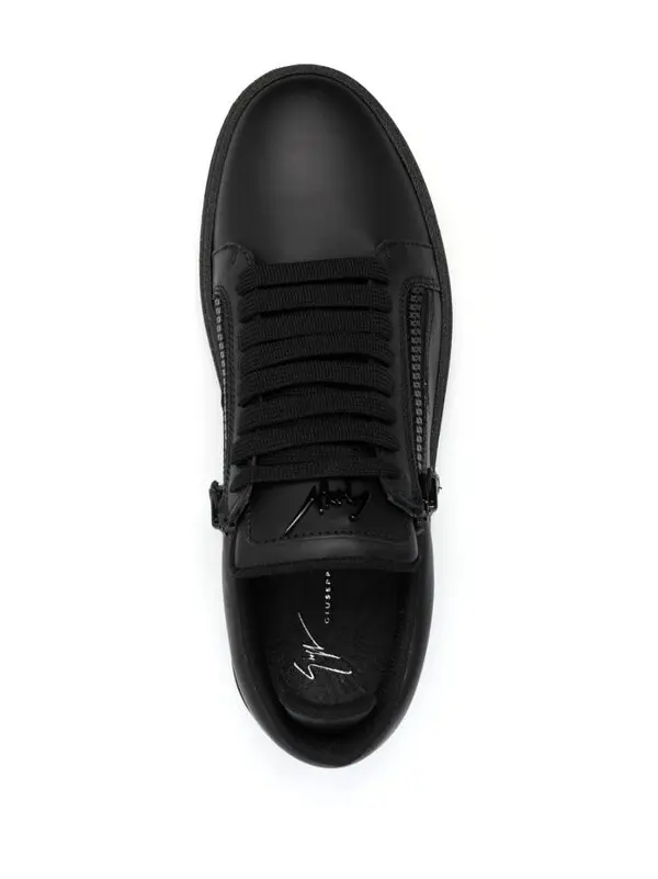 GIUSEPPE ZANOTTI Double-zip Low-top Sneakers