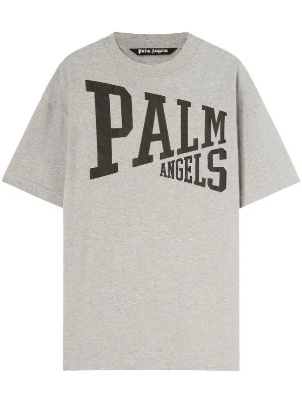 Palm Angels Logo-print Crew-neck T-shirt