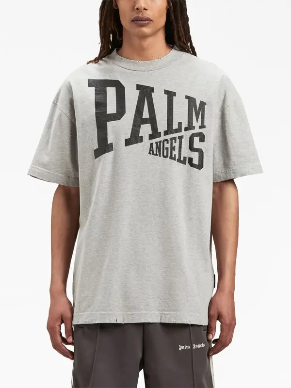 Palm Angels Logo-print Crew-neck T-shirt