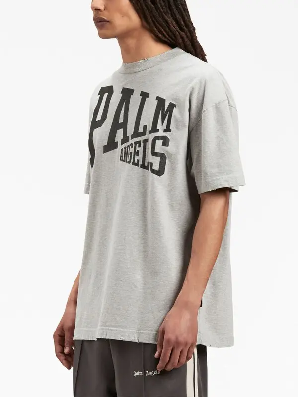 Palm Angels Logo-print Crew-neck T-shirt
