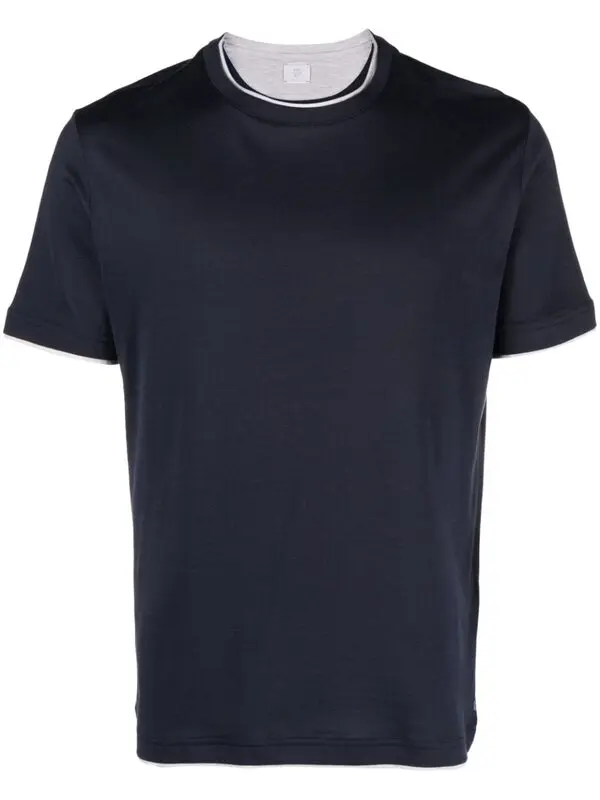 Eleventy Crew-neck T-shirt - Blue