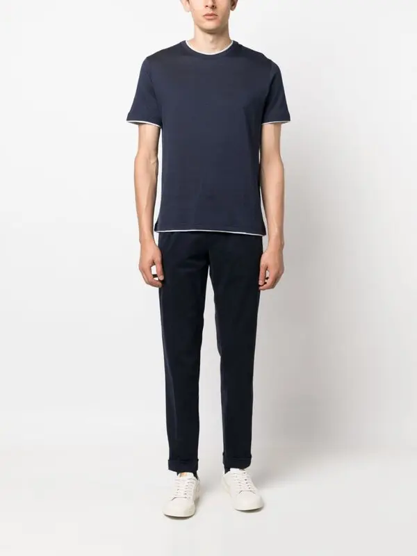 Eleventy Crew-neck T-shirt - Blue