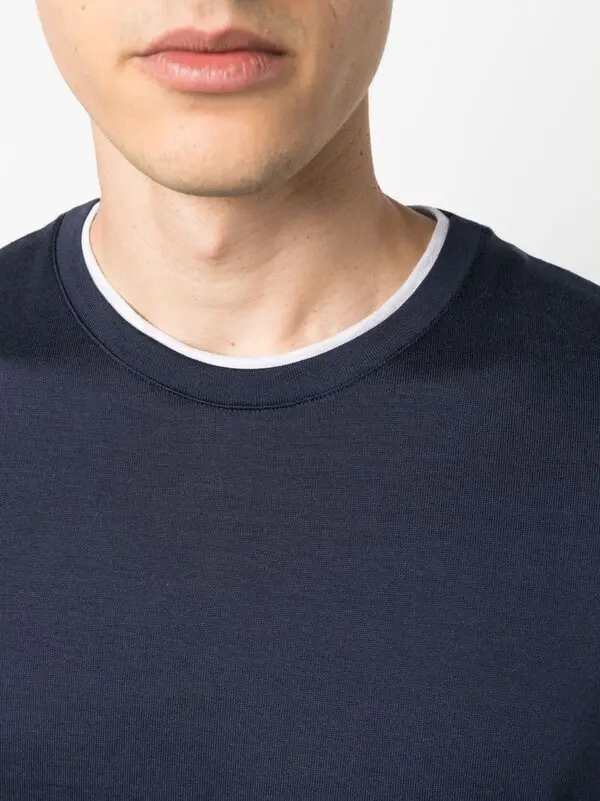 Eleventy Crew-neck T-shirt - Blue