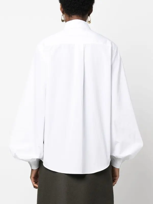 P.a.r.o.s.h Puff-sleeves Cotton Shirt