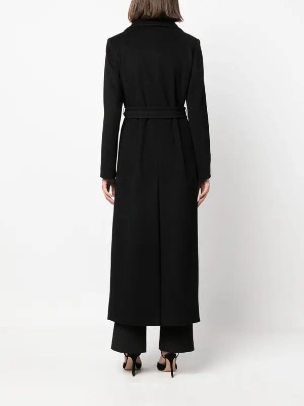 Tagliatore Belted Waist Long Coat