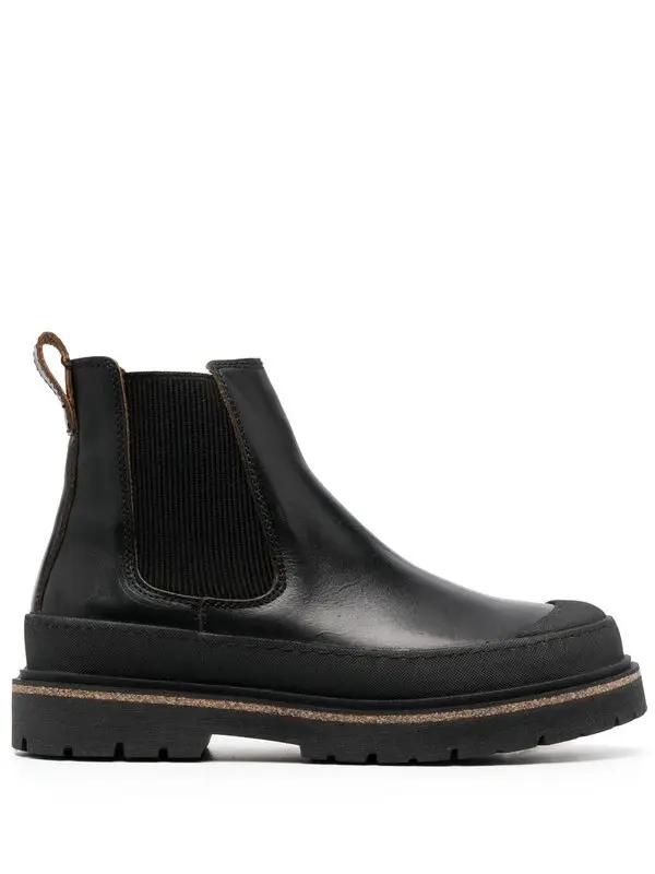 BIRKENSTOCK Prescott Leather Chelsea Boots - Black