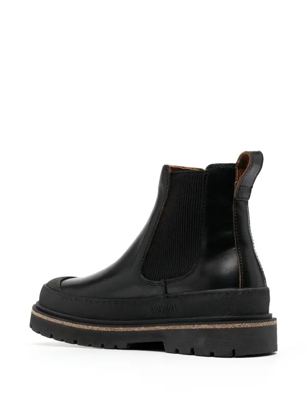 BIRKENSTOCK Prescott Leather Chelsea Boots - Black