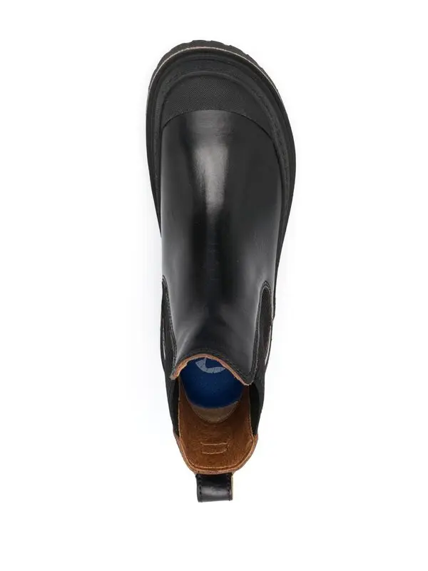 BIRKENSTOCK Prescott Leather Chelsea Boots - Black
