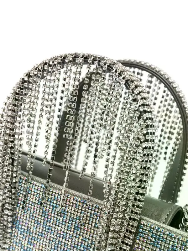 Kara Crystal-embellished Tote Bag - Silver