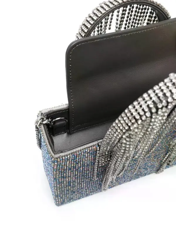 Kara Crystal-embellished Tote Bag - Silver