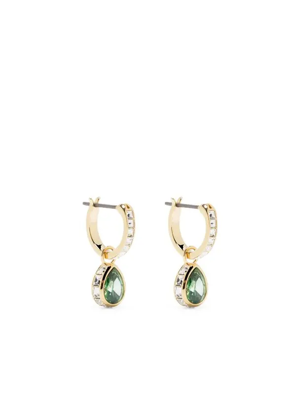 SWAROVSKI Chroma Mini Hoop Earrings - Gold