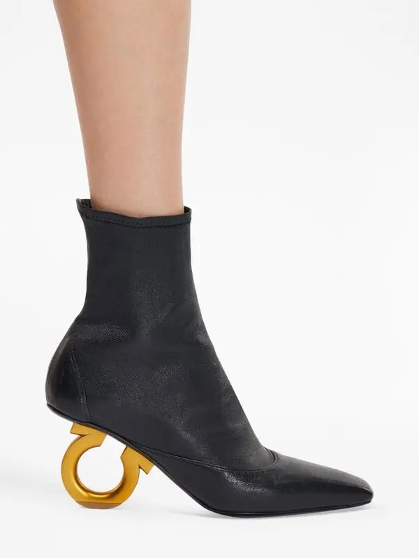 FERRAGAMO Elina 70mm Ankle Boots