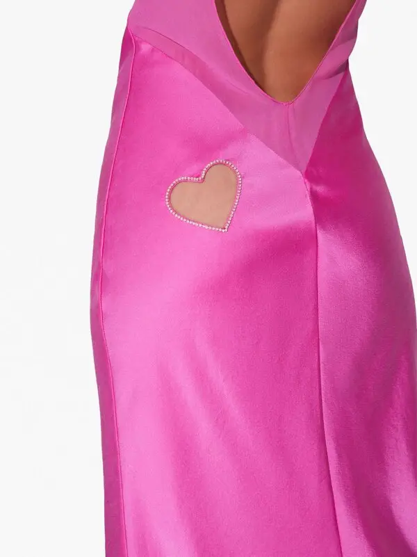 FLEUR DU MAL Embellished Cut-out Dress