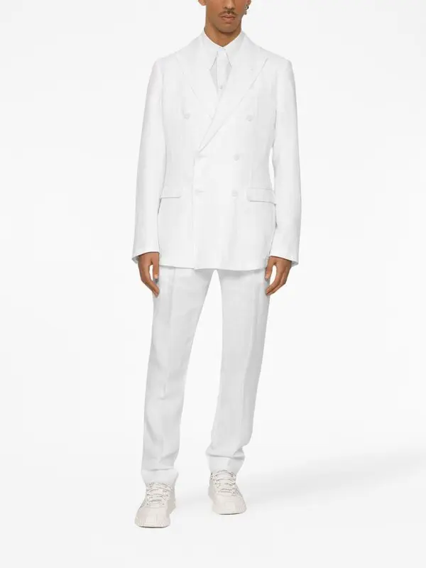 Dolce & Gabbana Double-breasted Suit Jacket - White