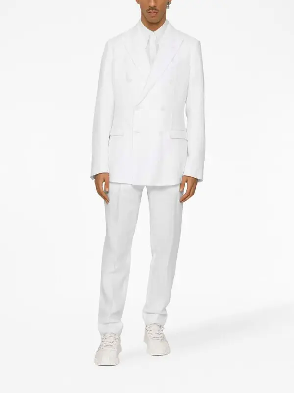 Dolce & Gabbana Double-breasted Suit Jacket - White