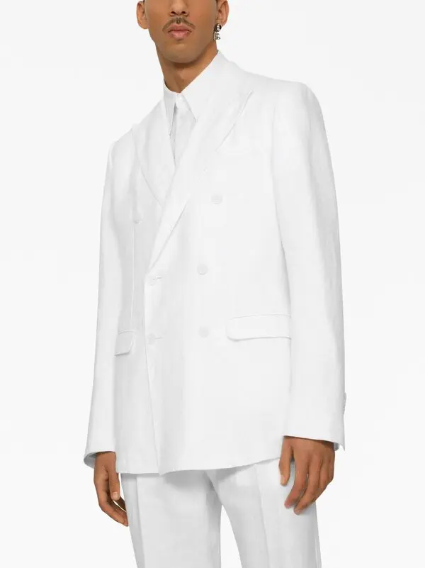 Dolce & Gabbana Double-breasted Suit Jacket - White
