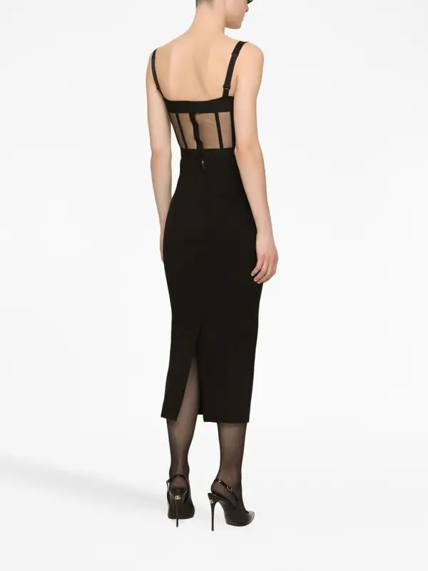 Dolce & Gabbana Boned-bodice Cropped Tank Top