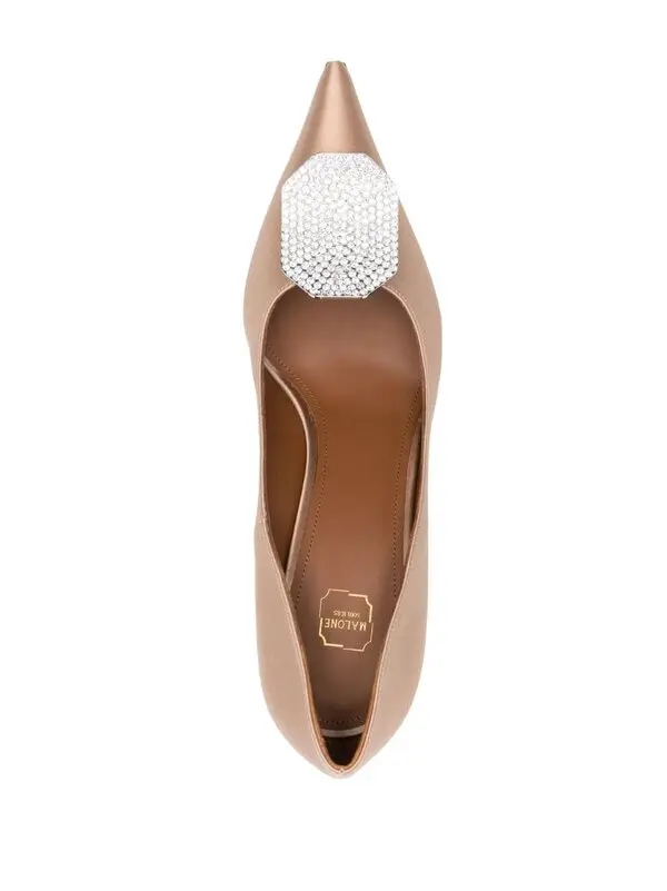MALONE SOULIERS Vonn 90mm Satin Pumps