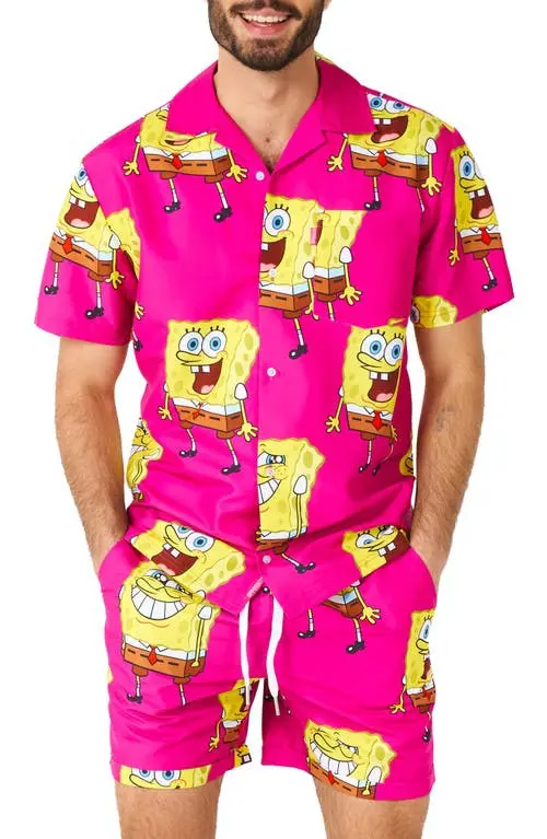 Opposuits 2-piece Spongebob Summer Set - Pink