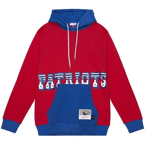 Mitchell & Ness New England Patriots Big Face Pullover Hoodie