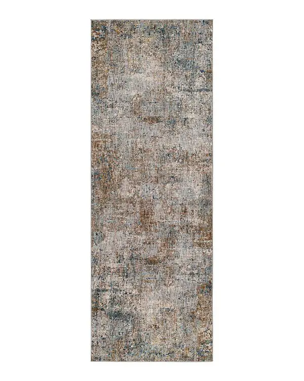 Livabliss Mirabel Mbe 2303 Runner Area Rug, 2'7 X 10 - Brown/blue