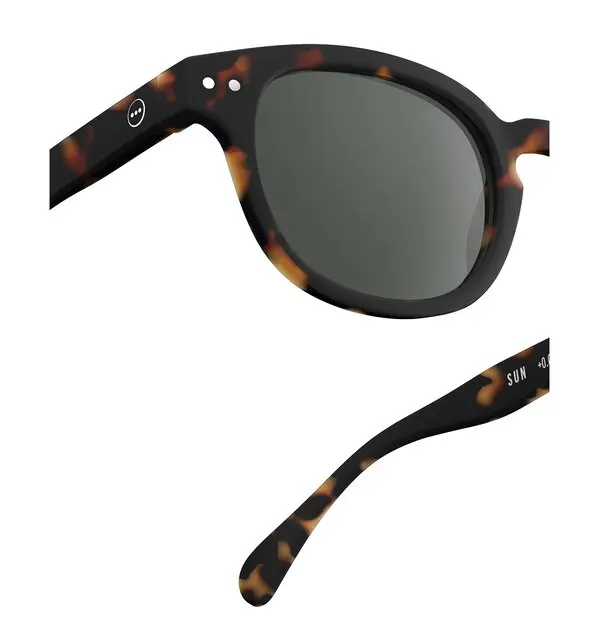 IZIPIZI C Sunglasses, 45mm - Tortoise/gray Solid