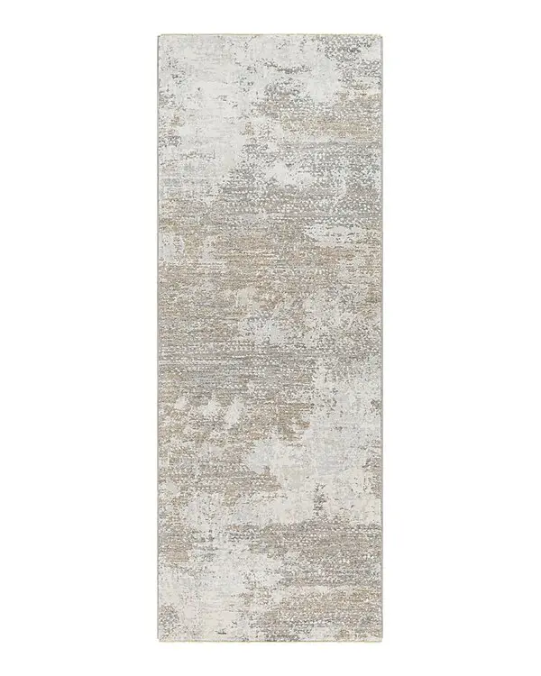 LIVABLISS Brunswick Bwk-2332 Runner Area Rug, 2'7 X 7'3 - Gray/ivory