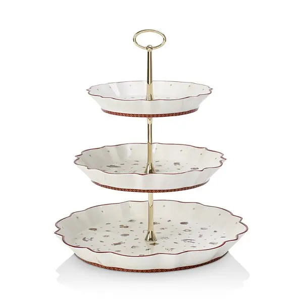 VILLEROY & BOCH Toy's Delight Three-tier Server - White