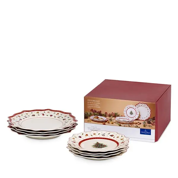 VILLEROY & BOCH Toy's Delight Dinner & Salad Plate Set, 8 Pieces - Multi
