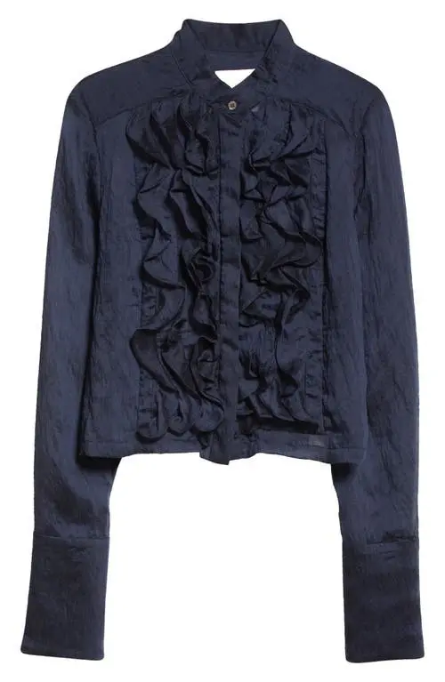 TWP Patti Ruffle Top - Midnight