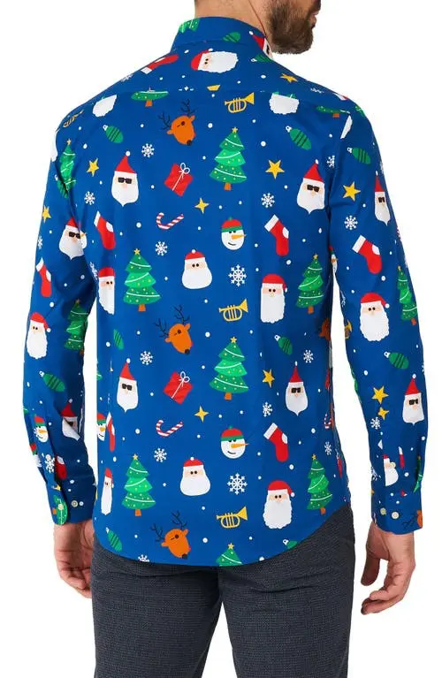Opposuits Festivity Button-up Shirt - Blue