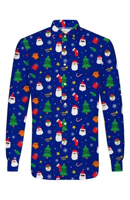 Opposuits Festivity Button-up Shirt - Blue