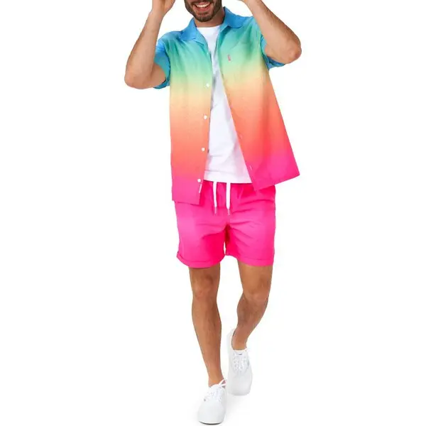 Opposuits Funky Fade Shirt & Shorts Set
