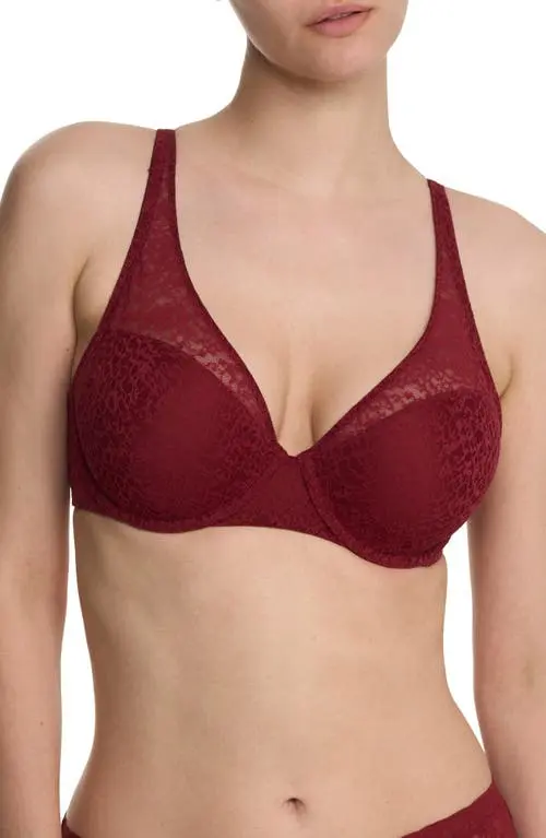 Natori Pretty Smooth Full Fit Smoothing T-shirt Bra - Dark Red