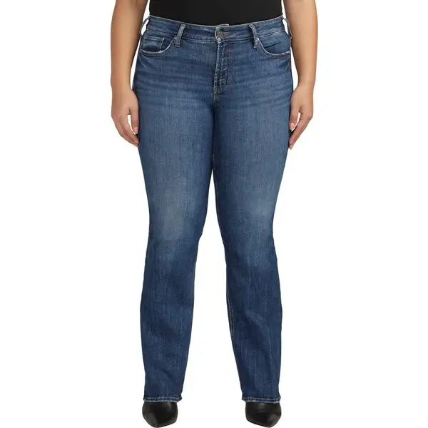 SILVER JEANS CO. Suki Mid Rise Bootcut Jeans