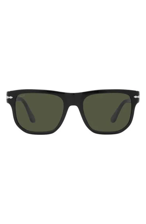 Persol 55mm Square Sunglasses - Black