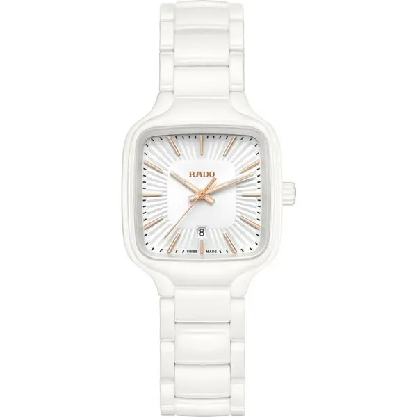 RADO True Square Bracelet Watch - White