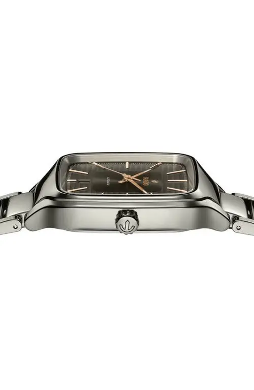 RADO True Square Automatic Bracelet Watch - Grey