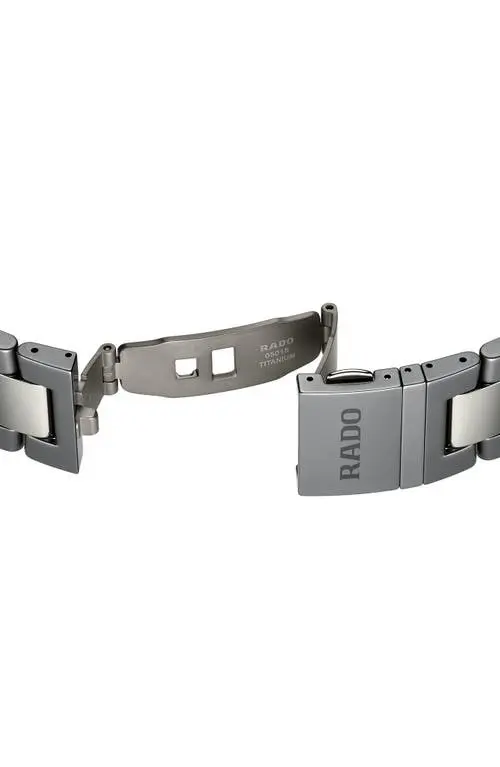RADO Captain Cook High Tech Ceramic Skeleton Bracelet Watch - Grey