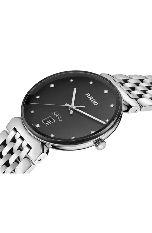 RADO Florence Diamond Bracelet Watch - Black