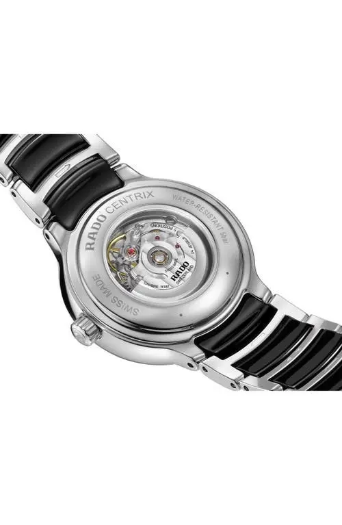RADO Centrix Diamond Bracelet Watch - Black