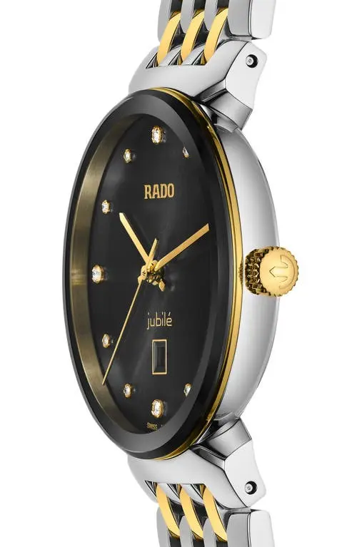 RADO Diamond Bracelet Watch - Black