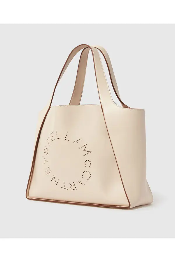 Stella McCartney Logo Tote Bag - White