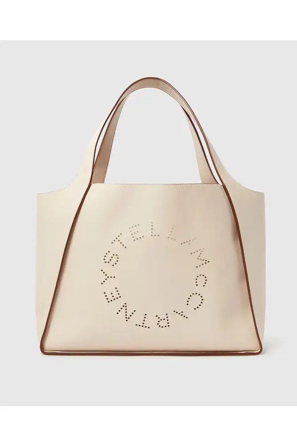 Stella McCartney Logo Tote Bag - White