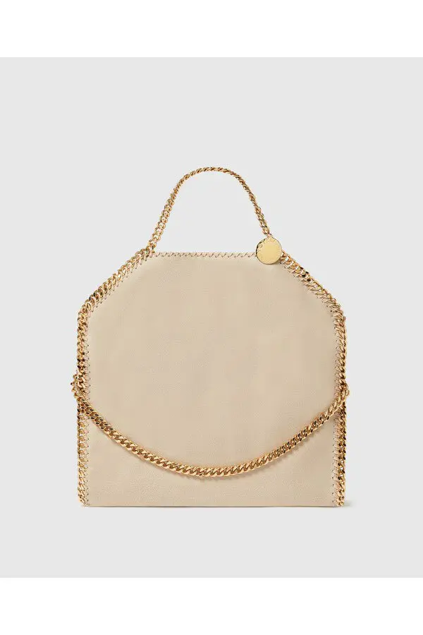 Stella McCartney Falabella Fold-over Tote Bag - Gold