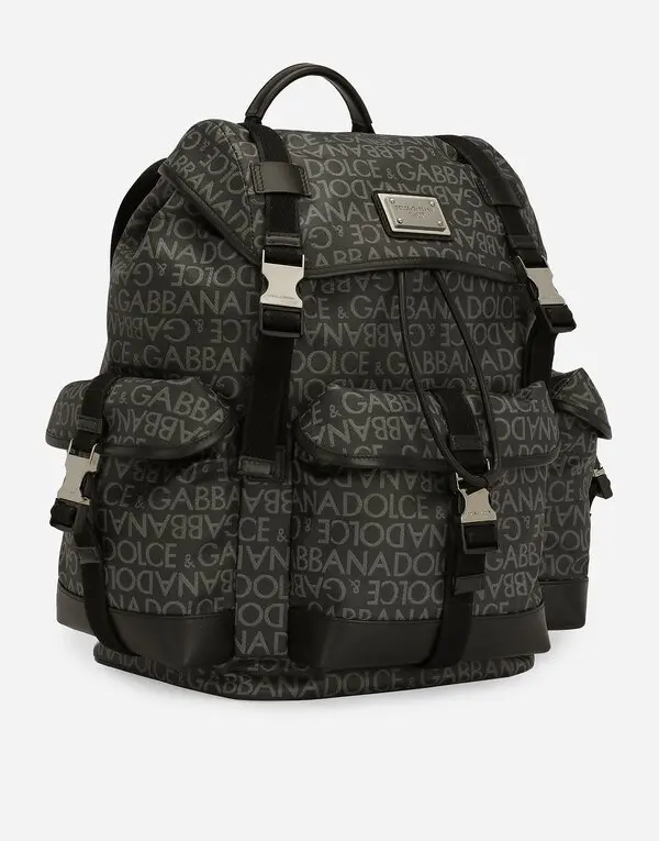 Dolce & Gabbana Coated Jacquard Backpack