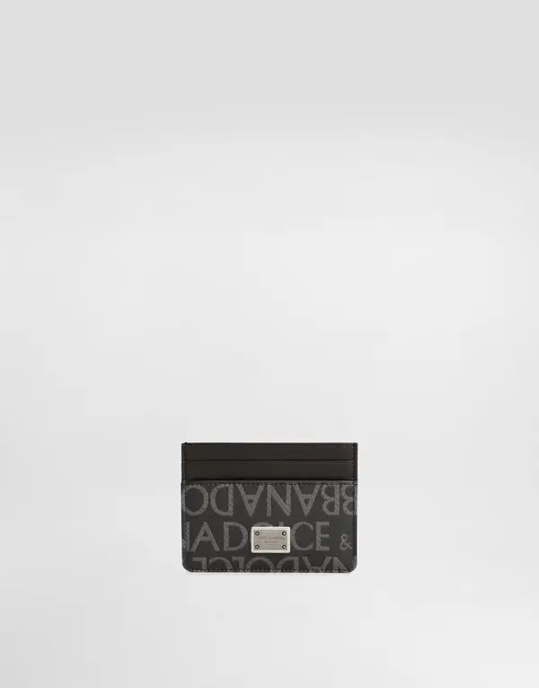 Dolce & Gabbana Coated Jacquard Card Holder - Multicolor